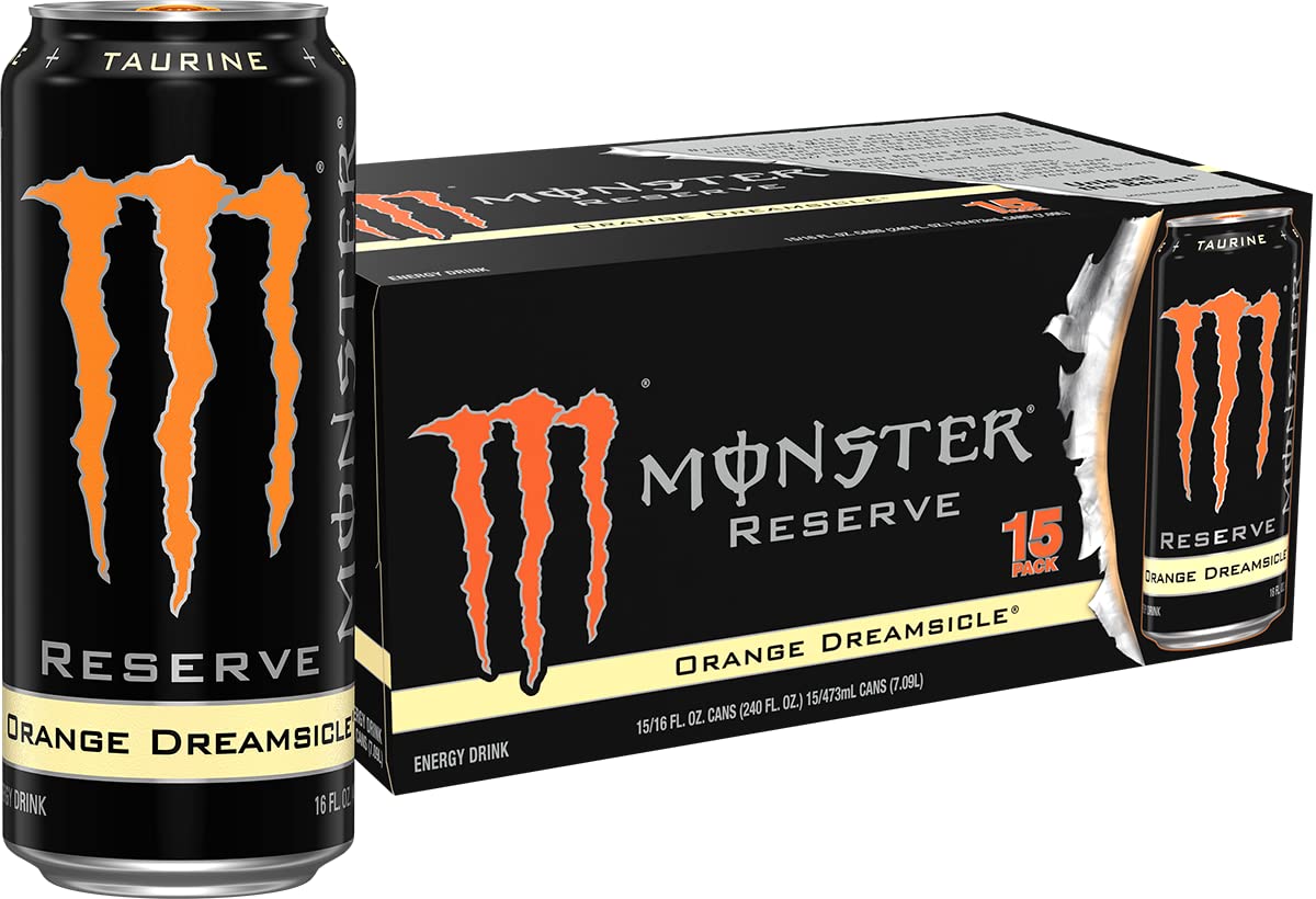 Monster Energy Reserve Orange Dreamsicle, Energy Drink, 16 Ounce (Pack – Mega Mart Center