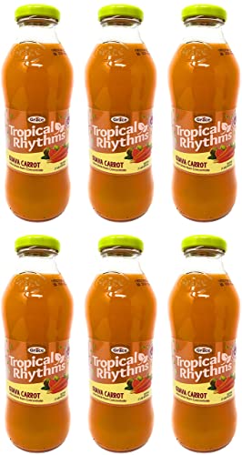Grace Tropical Rhythms Guava Carrot Jamaican Fruit Juice 16oz, 6 Pack ...