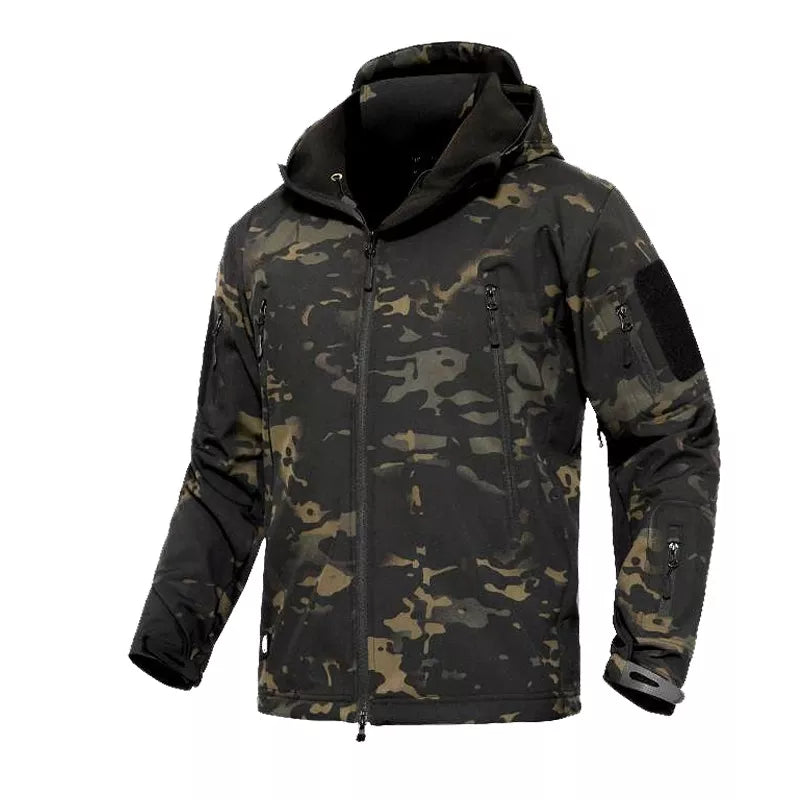 Men's Military Fleece Jacket US Army Airsoft Tactical Men Clothing Mul ...