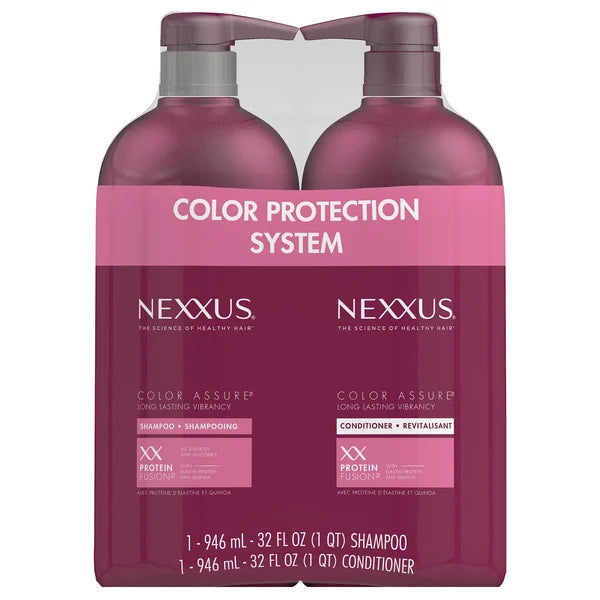 Nexxus Color Assure Shampoo & Conditioner Set, 32 fl oz – Mega Mart Center