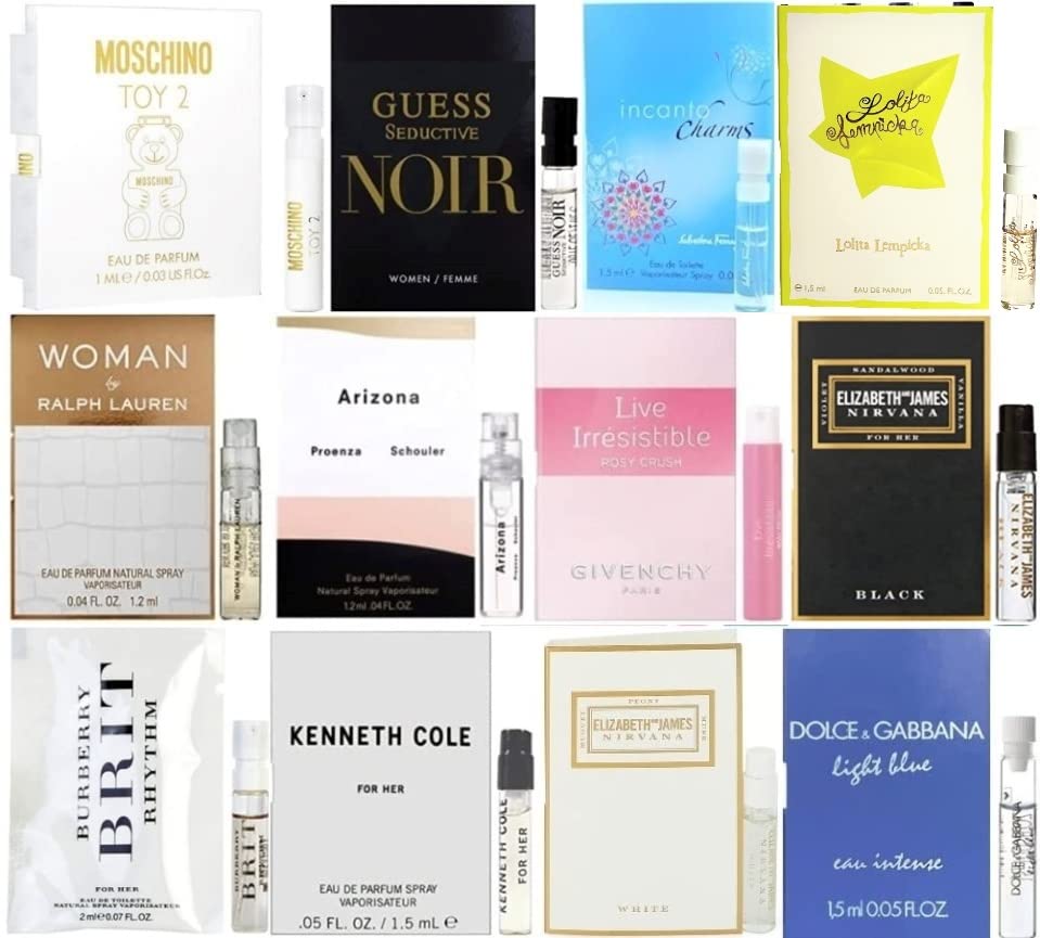 12 Top Selling Perfume Sample Vial Discovery Set - Best Rated Lot High ...