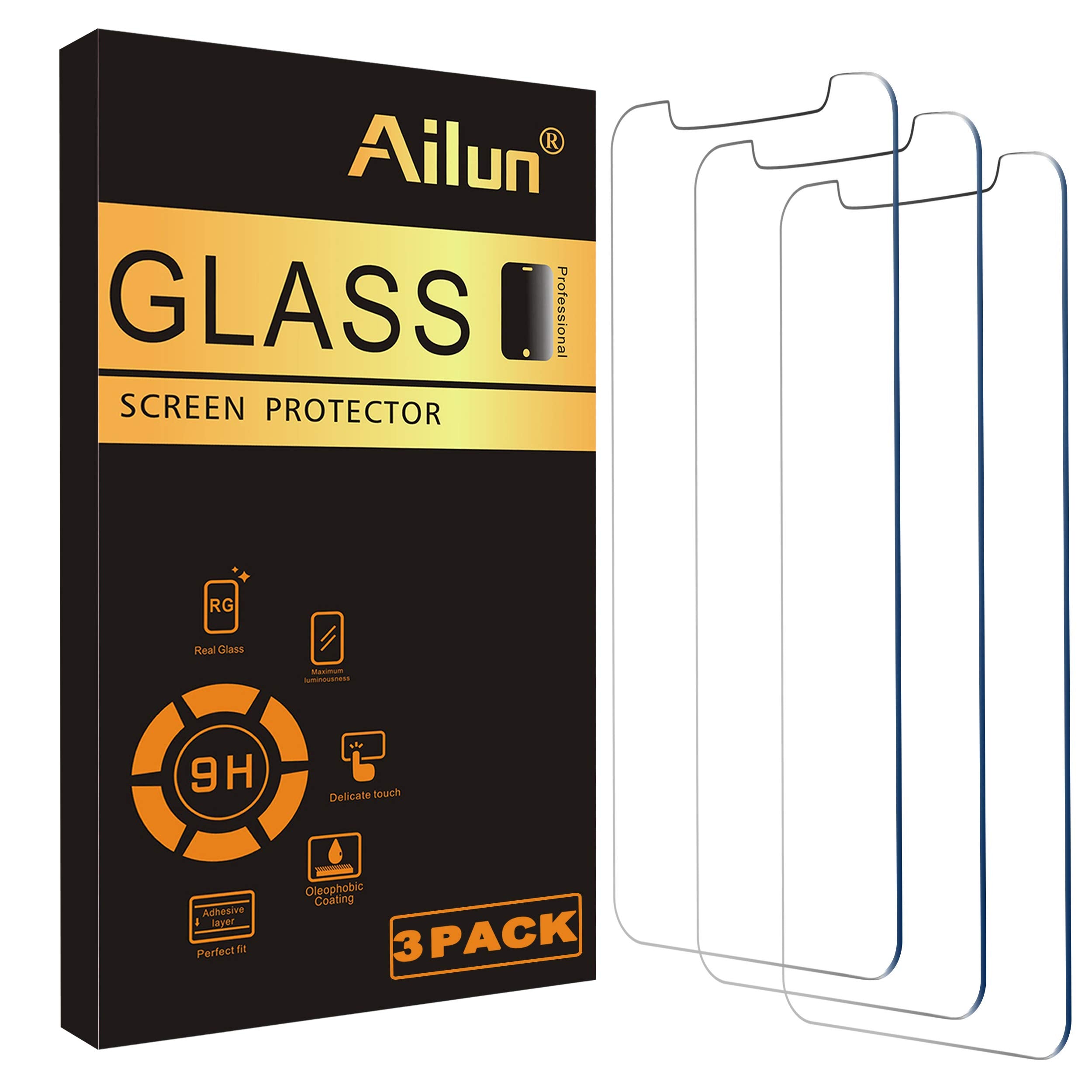 Ailun Glass Screen Protector for iPhone 12 / iPhone 12 Pro 2020 6.1 In ...