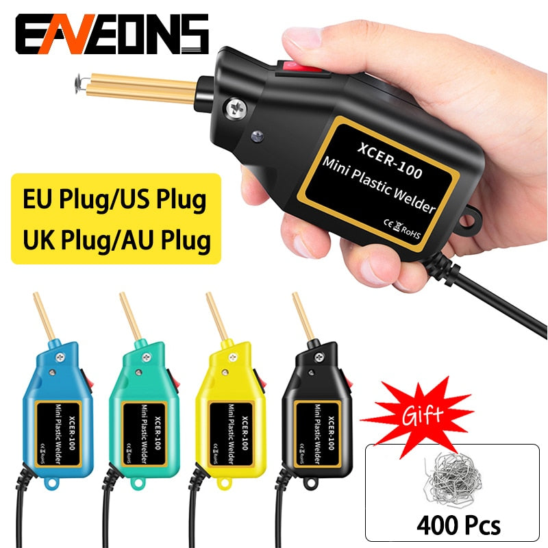 New Plastic Welder Mini 100W Heat Gun Hot Stapler Plastic Welding Mach ...